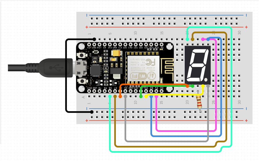 Controlling 7 Segment Led Display With Esp8266 Web Server Everythingesp